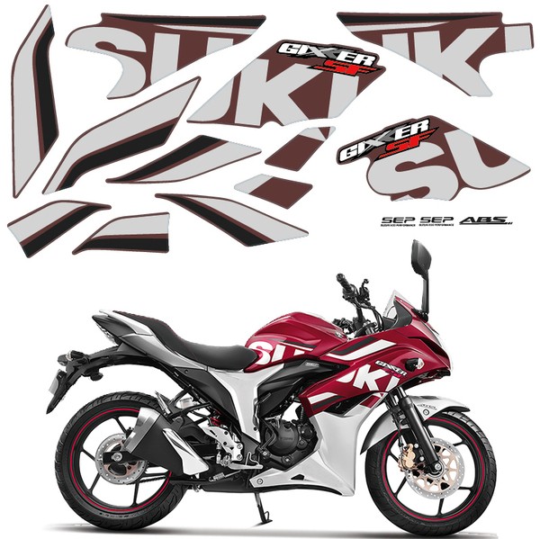 suzuki gixxer sf 150 New decals decoration motor bike full body stickers