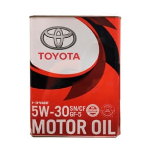 TOYOTA 5W-30 SN/CF GF-5 MOTOR OIL - 4L