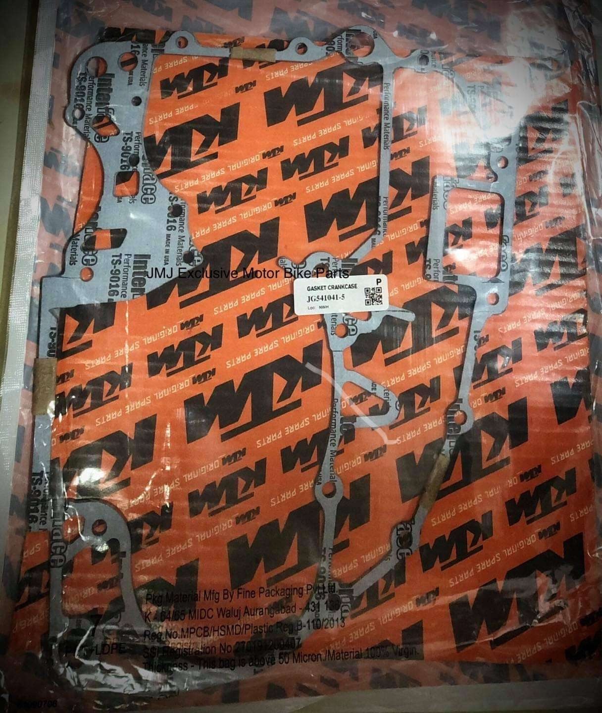 KTM RC125 Genuine Gasket Crankcase India