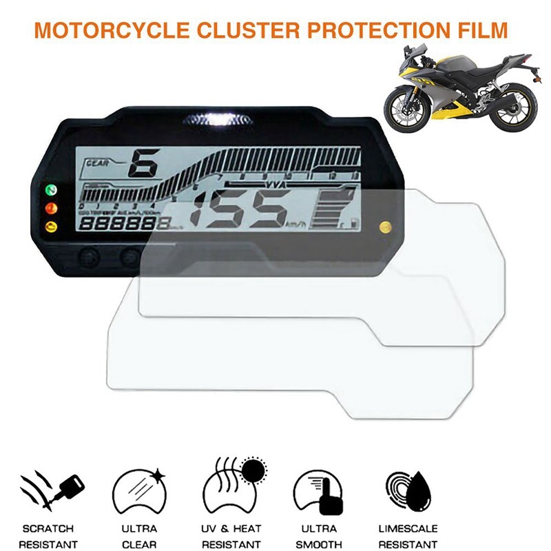 Protection Film or Meter Screen Protector Film for Motorcycle Yamaha ...