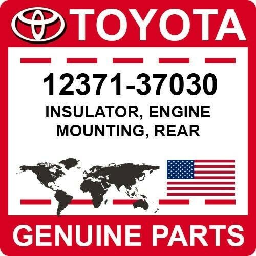 TOYOTA 12371-37030 Engine Mounting Insulator Rear Genuine Parts WISH ...