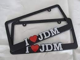 I Love JDM Number Plate